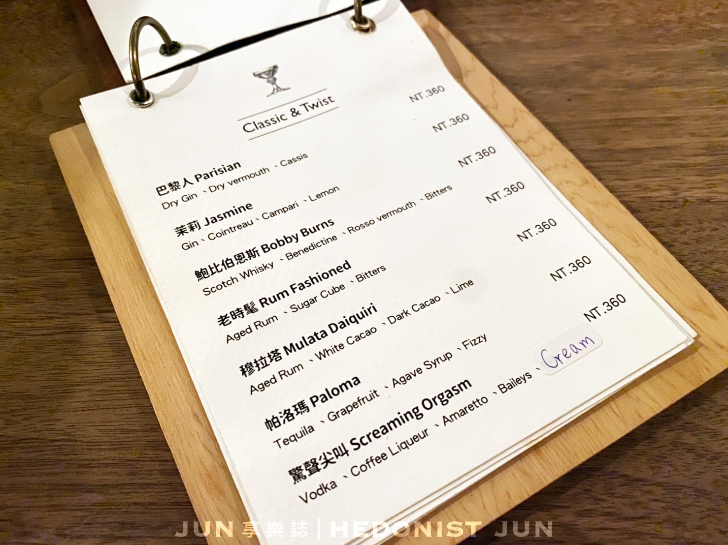 【台南中西】Bar TCRC前科累累俱樂部(附菜單)古都風華一飲而盡 南台灣最強酒吧沒有之一 – JUN享樂誌｜HEDONIST JUN